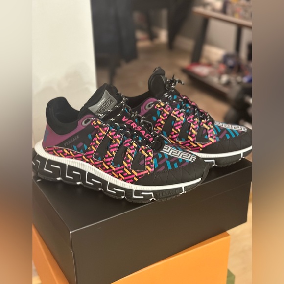 Versace | Shoes | Versace Trigreca Sneakers Size 15 | Poshmark